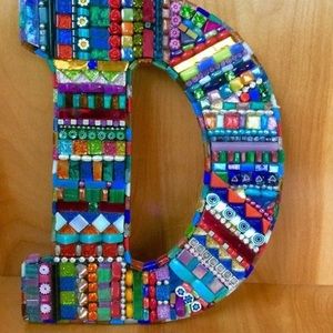 Other | Custom Bling Cups Mosaic Tile Custom Letters | Poshmark